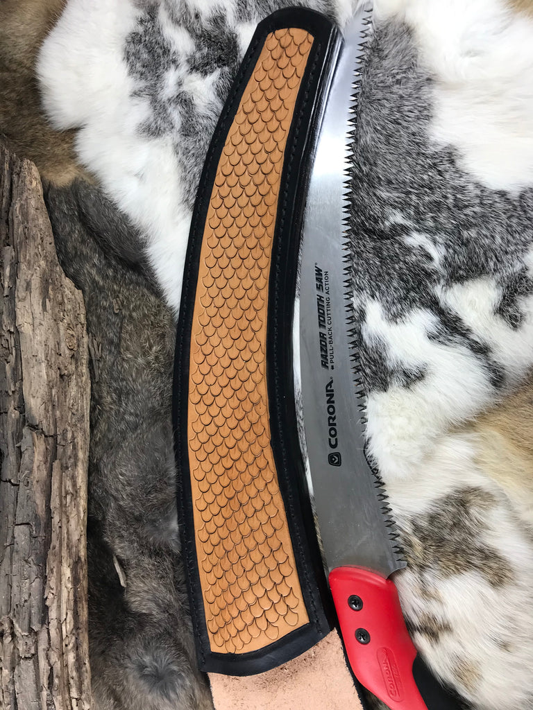 Corona Saw Sheath, Handsaw Sheath, Handmade Leather Sheath, Pruning Sa ...