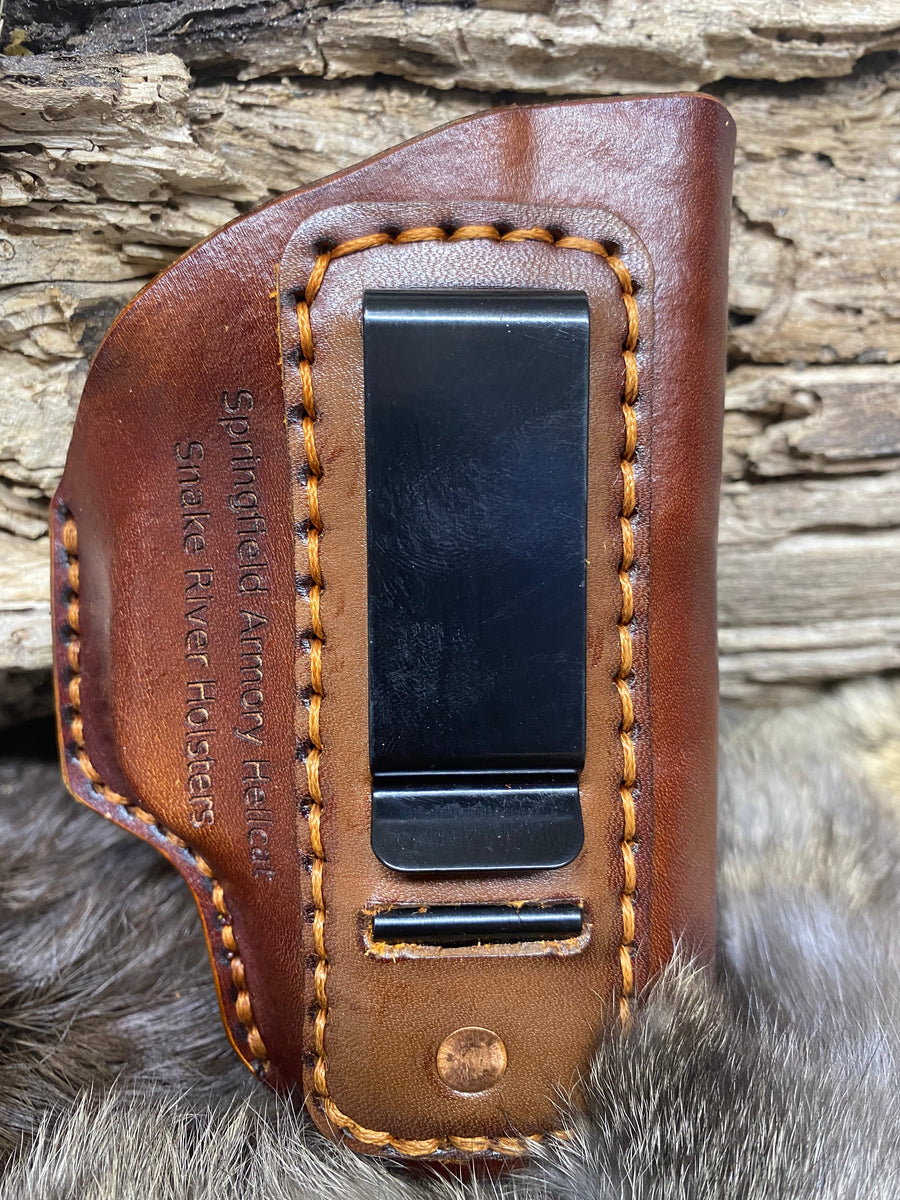 IWB Springfield Armory Hellcat Pro Handmade Leather Holster – Snake ...