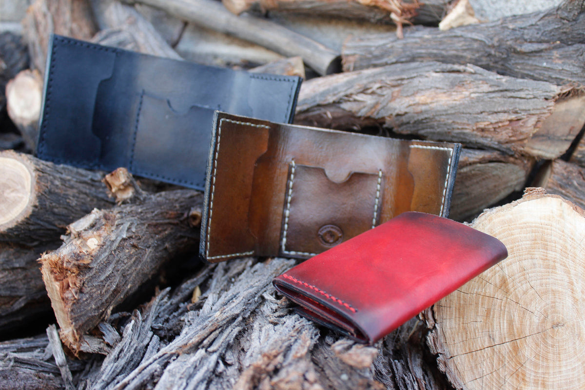 Trifold Wallet Pattern. Minimalist Trifold Leather Wallet Pattern ...